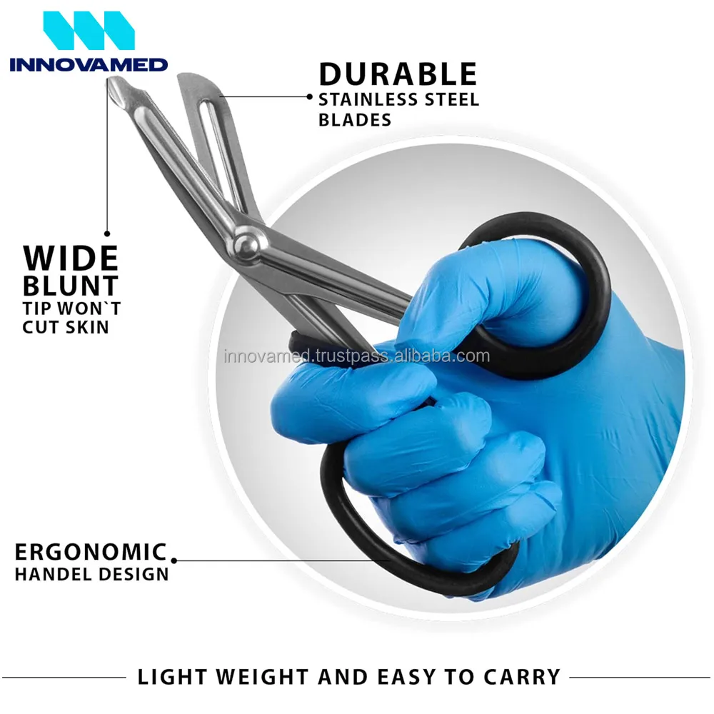 Surgical 6 Pcs EMT Trauma Scissors Multi Color Heavy Duty Non-Stick ...