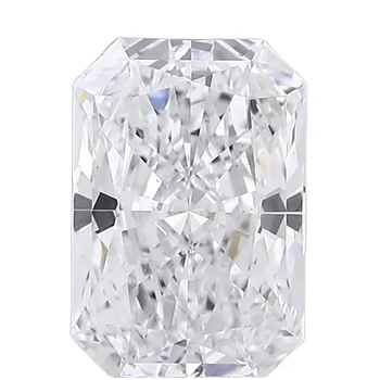Loose Stone D Color Vs 1 Clarity 2 Ct Real Diamond And Cvd Hpht Lab Grown Rectangle Shaped ...