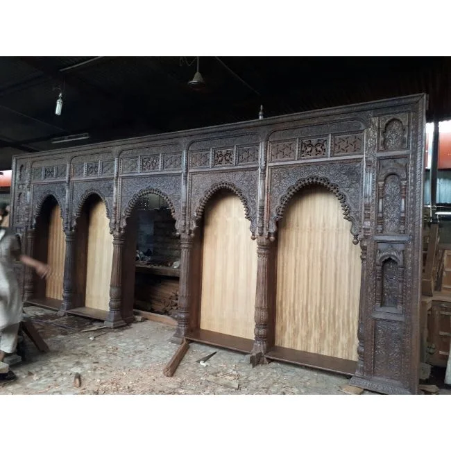 Antique Solid Wood Arch Hand-Carved for Hallways, Gardens & Hotels ...