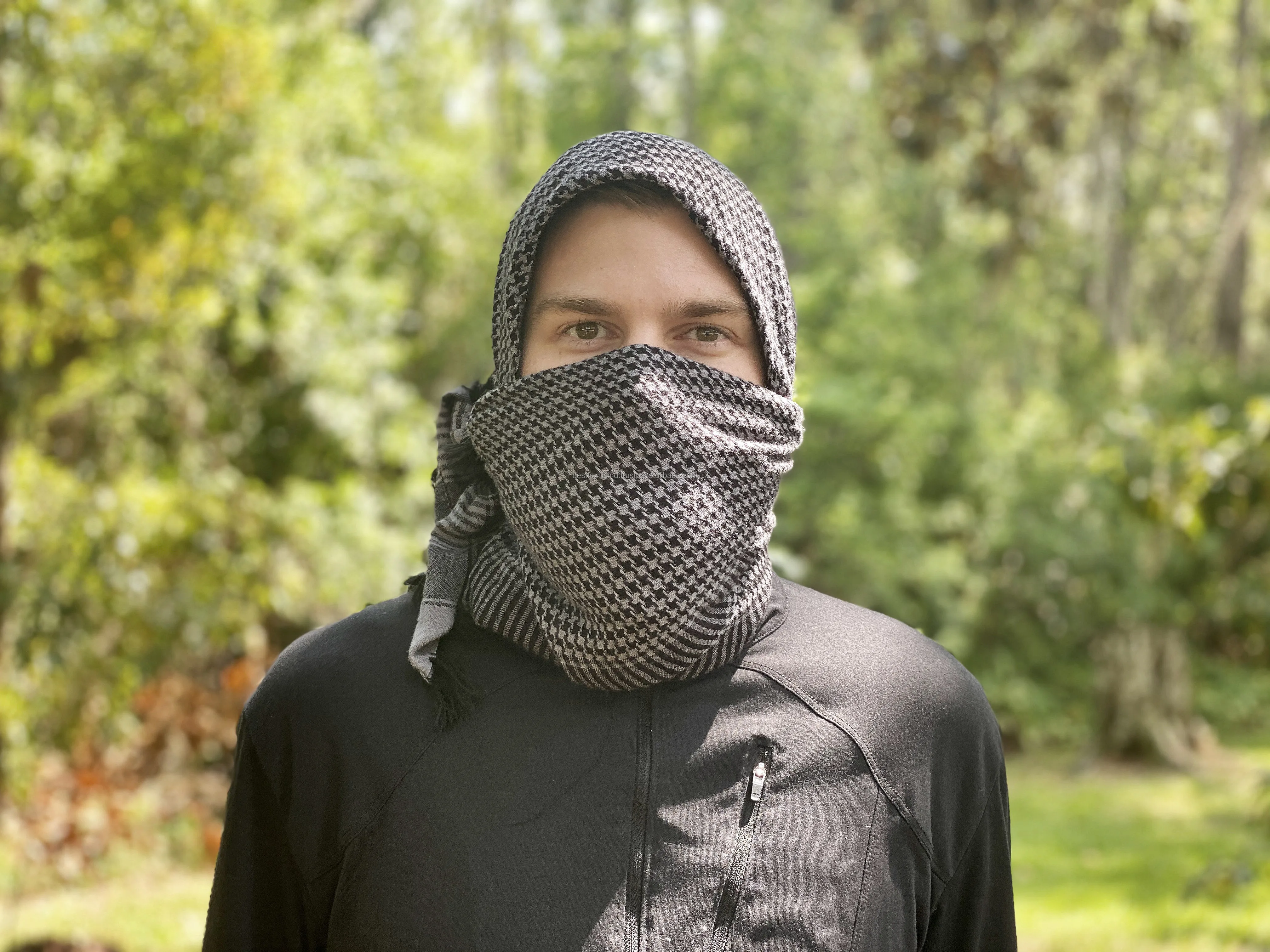 100% Cotton Shemagh New Tactical Keffiyeh Desert Head Neck Scarf ...