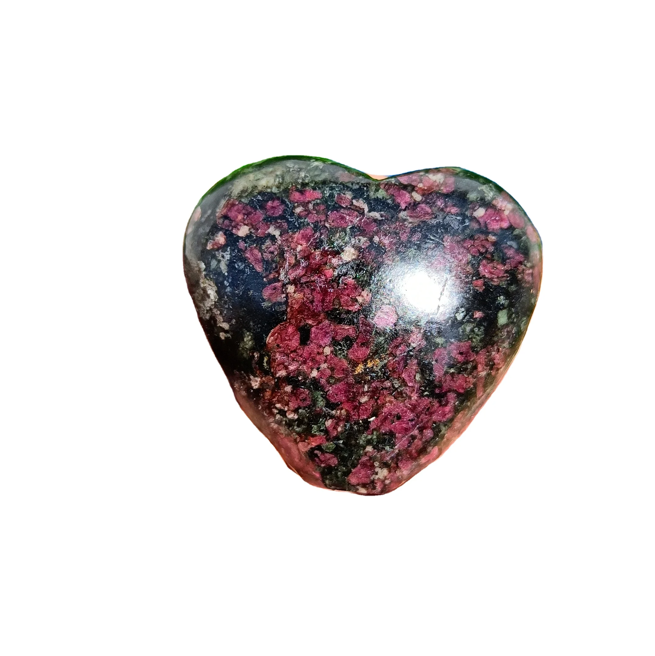 Wholesale Natural Healing Quartz Eudialyte Crystal Hearts Love ...