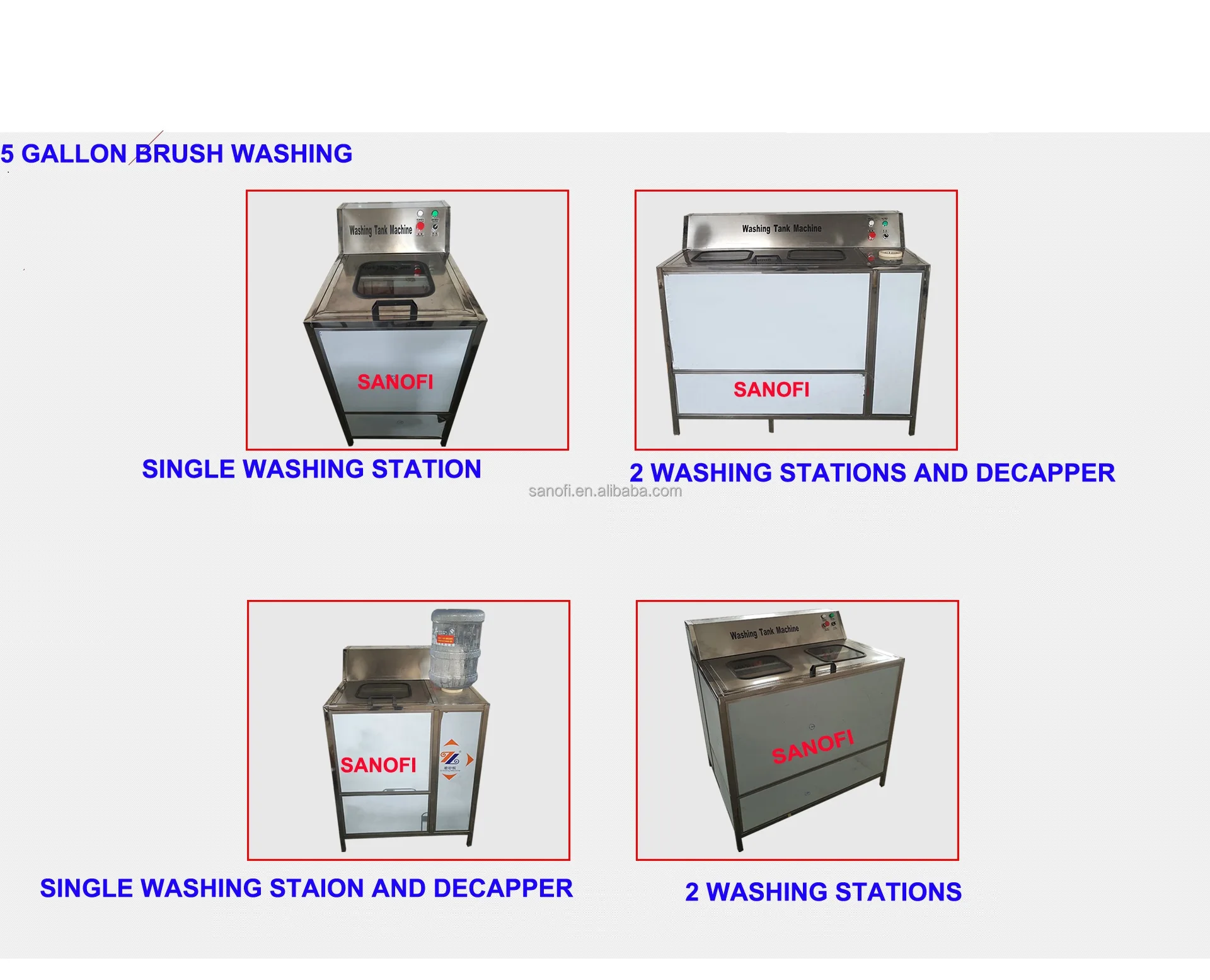 BS-1 Barrel Washer - Efficient 5 Gallon Bottle Washing