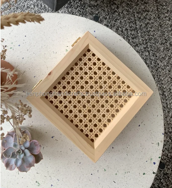 Mediterranean Style Wooden Craft Box Decorative Storage Boxes Luxury ...