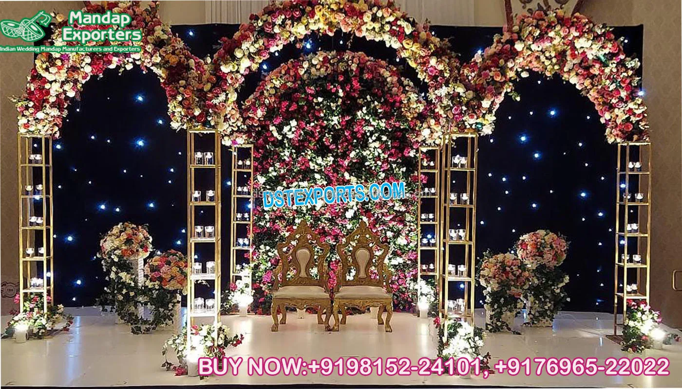Fairytale Wedding Decor Metal Mandap Chuppah Outdoor Wedding Theme ...