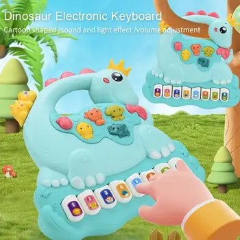Baby Dinosaur Piano Toys.educational Light Up Toy With Sound And Piano ...
