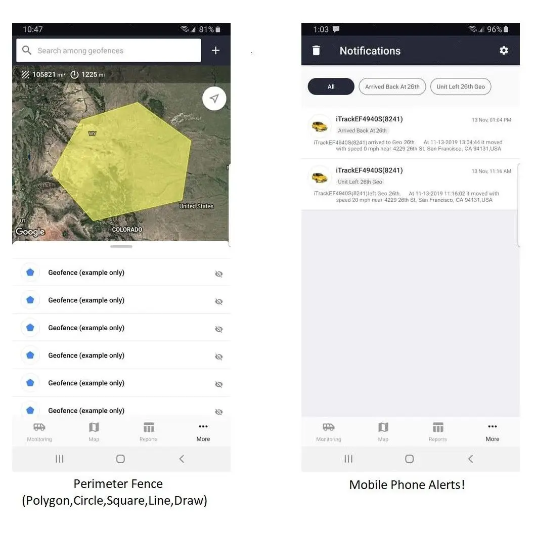 Online Platform with Geofence & SIM Card Tracking for AVL 310 Van Fleet ...