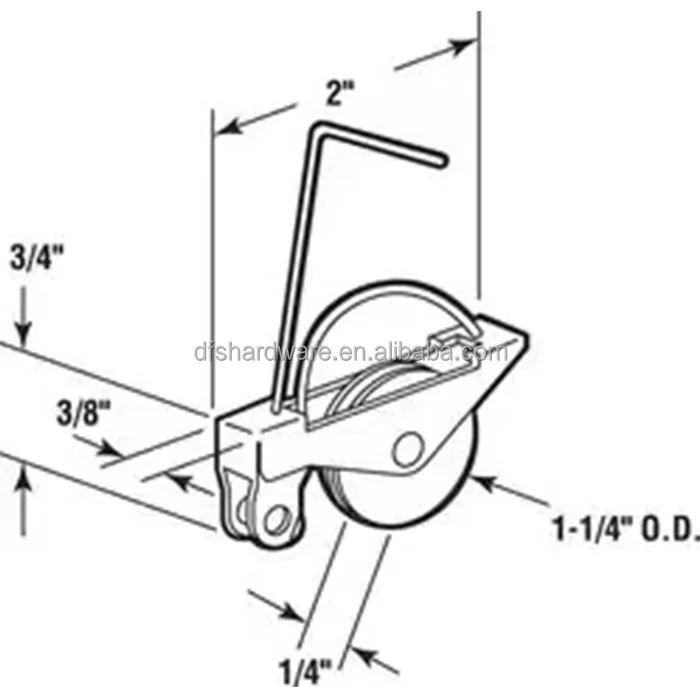 Chrome Sliding Window Roller Net Wheel For Screen Window To Bangladesh ...