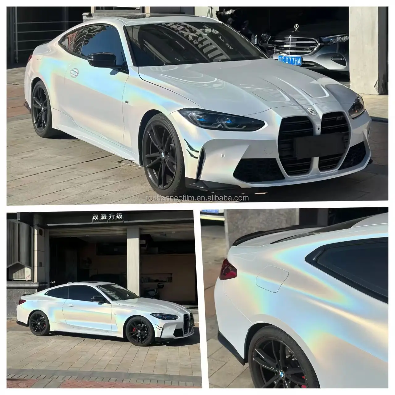 TPU Fancy Galactic Sparking Chameleon PPF Car Paint Protection Film UV ...