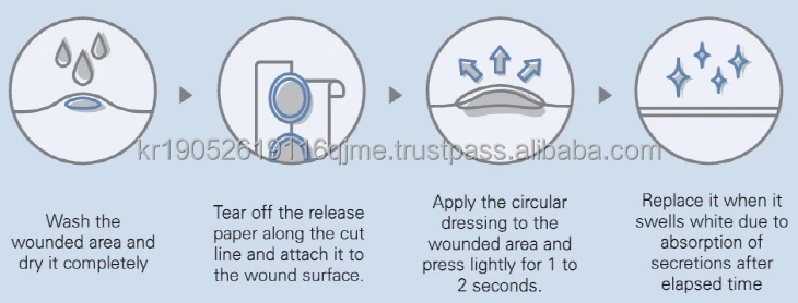 100% Vegan Silicone-Free Hydrocolloid Blemish Clearing 10mm Beveled ...