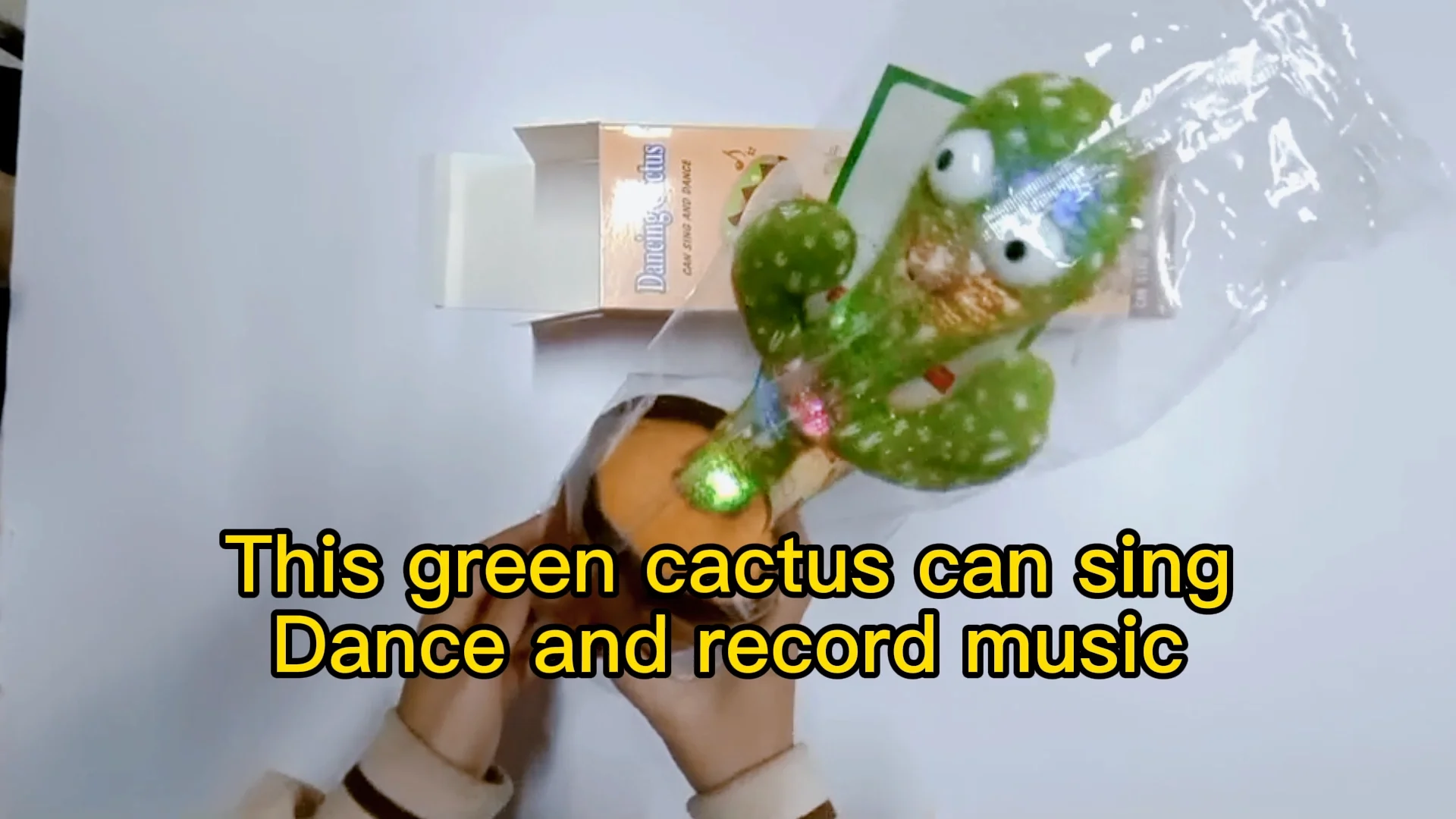 2022 New Cactus Child Stuffed Plush Toys Dancing Talking Cactus Toys ...