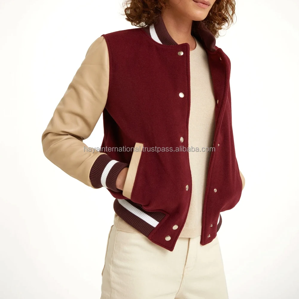 Blank Custom Embroidery Logo Varsity Letterman Jackets Best Selling ...