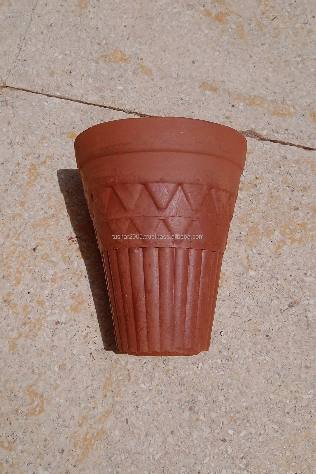 Eco-friendly Clay Terracotta Tea Cups - Sustainable & Stylish