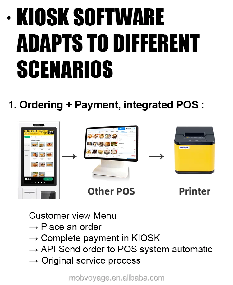 Touch Screen Kiosk Android Payment Kiosk Machine Touch Screen Self ...