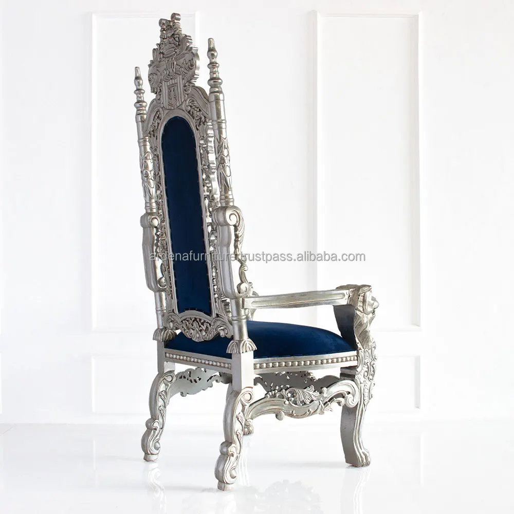 Royal Queen King Chair Throne Rental for Weddings & Events