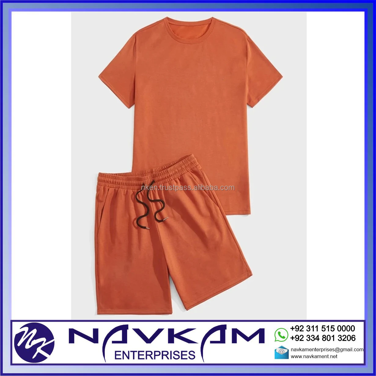 Custom Design Men Outfits Summer Sublimation Printed Short Sets Unisex ...