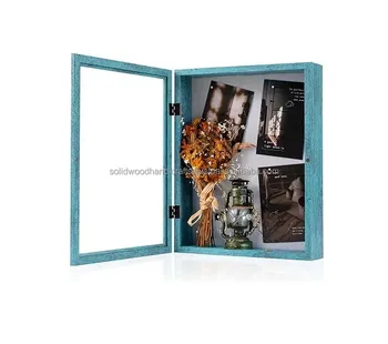 3d Natural Wood Shadow Box Modern Frame Art For Home Decoration Wooden ...