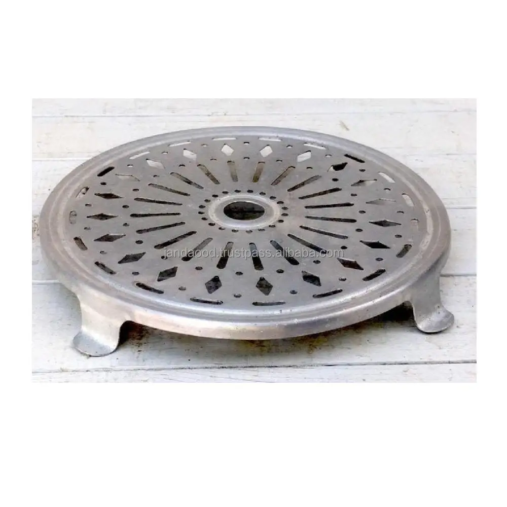 Trivet Cast Metal Brinjal Trivet for Hot Dish Pan Non-Slip Heat ...
