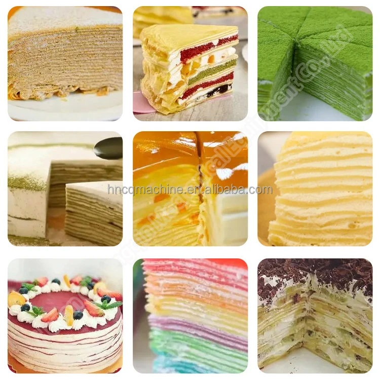 Thousand Mille Crepe Machine Pancake Mille Crepe Cake Making Machine ...