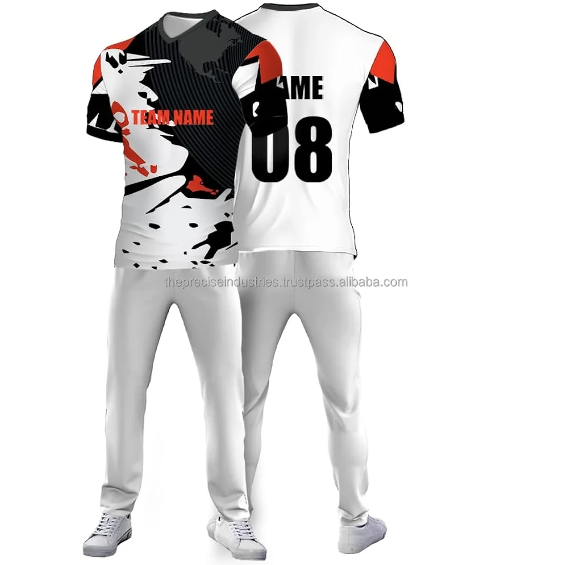 New Model 2024 Cricket Uniform Set With Customized Design Sublimation ...