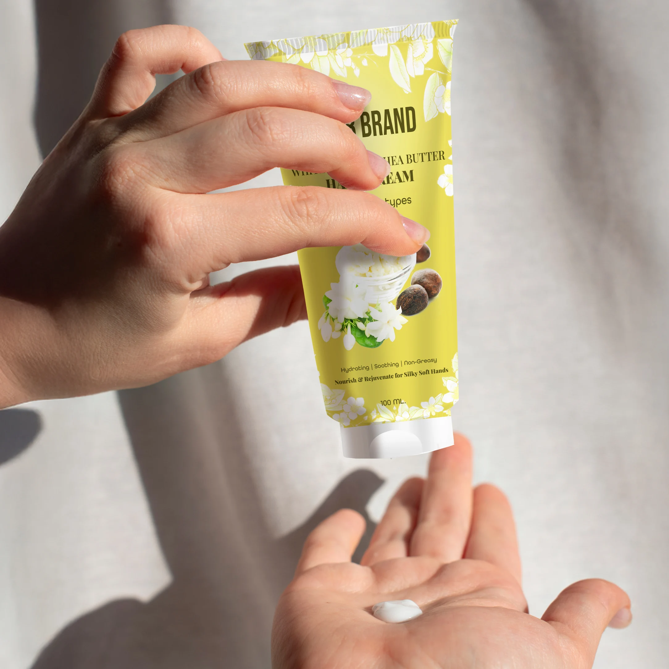 Alibaba.com: OEM Hand Cream with shea butter, jasmine, and hyaluronic ...