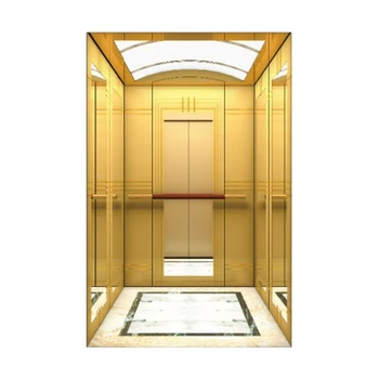 Msds Popular Luxury Pvc Floor Traction Driven Elevator 1250kg Large ...