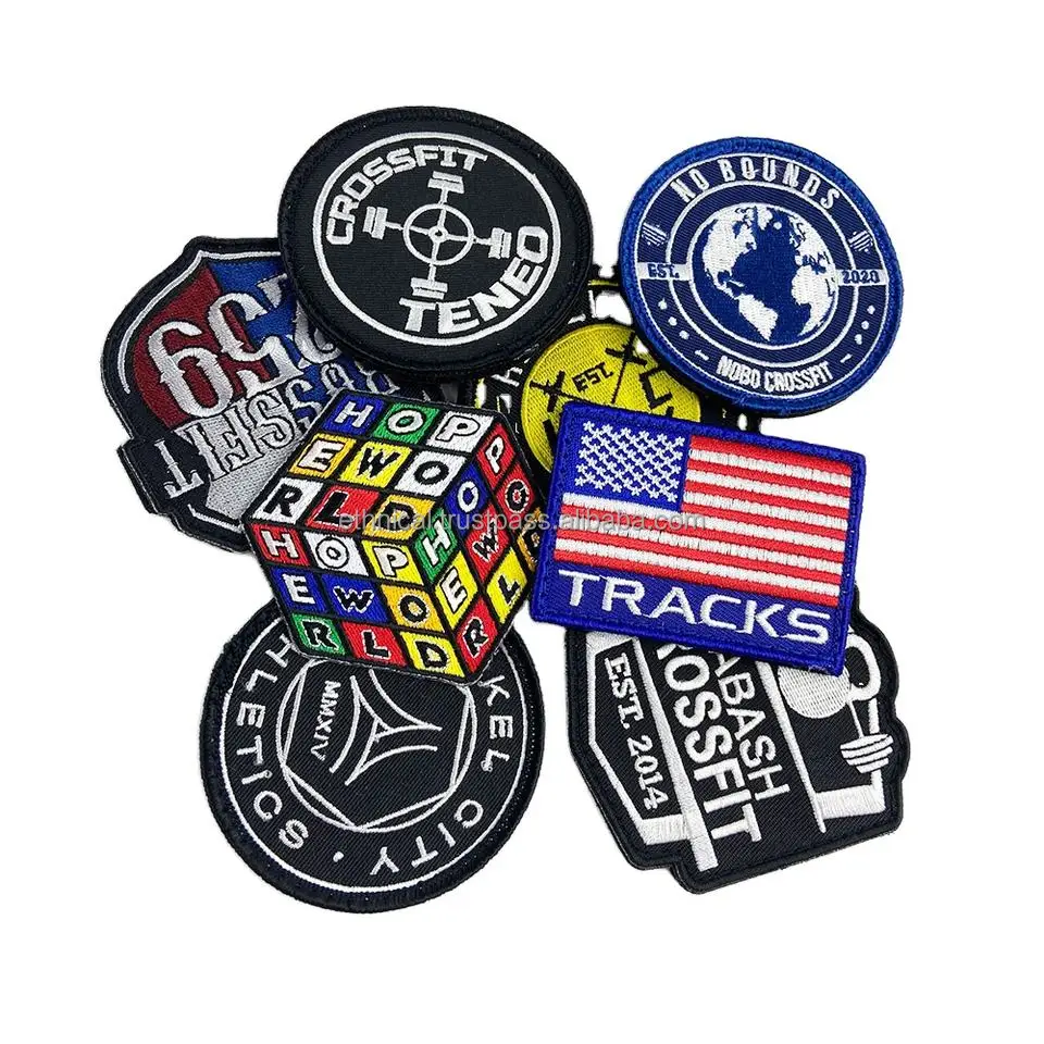 Factory Price Custom Design Embroidery Patches Iron On Embroidered ...