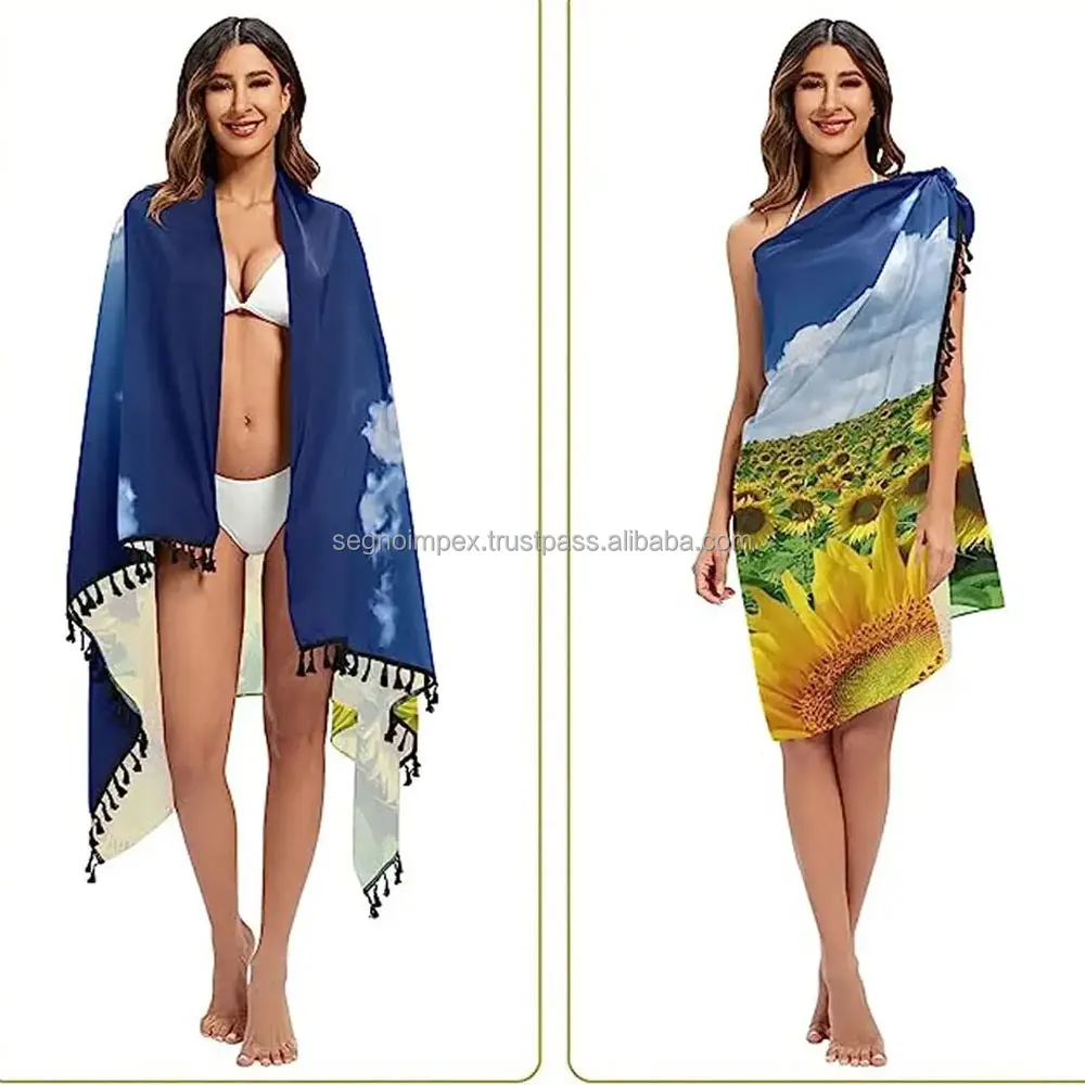 Hand Made Beach Cover Up Resort Wear Maroon Color Beach Sarongs At Cheap Price With Big Size ...
