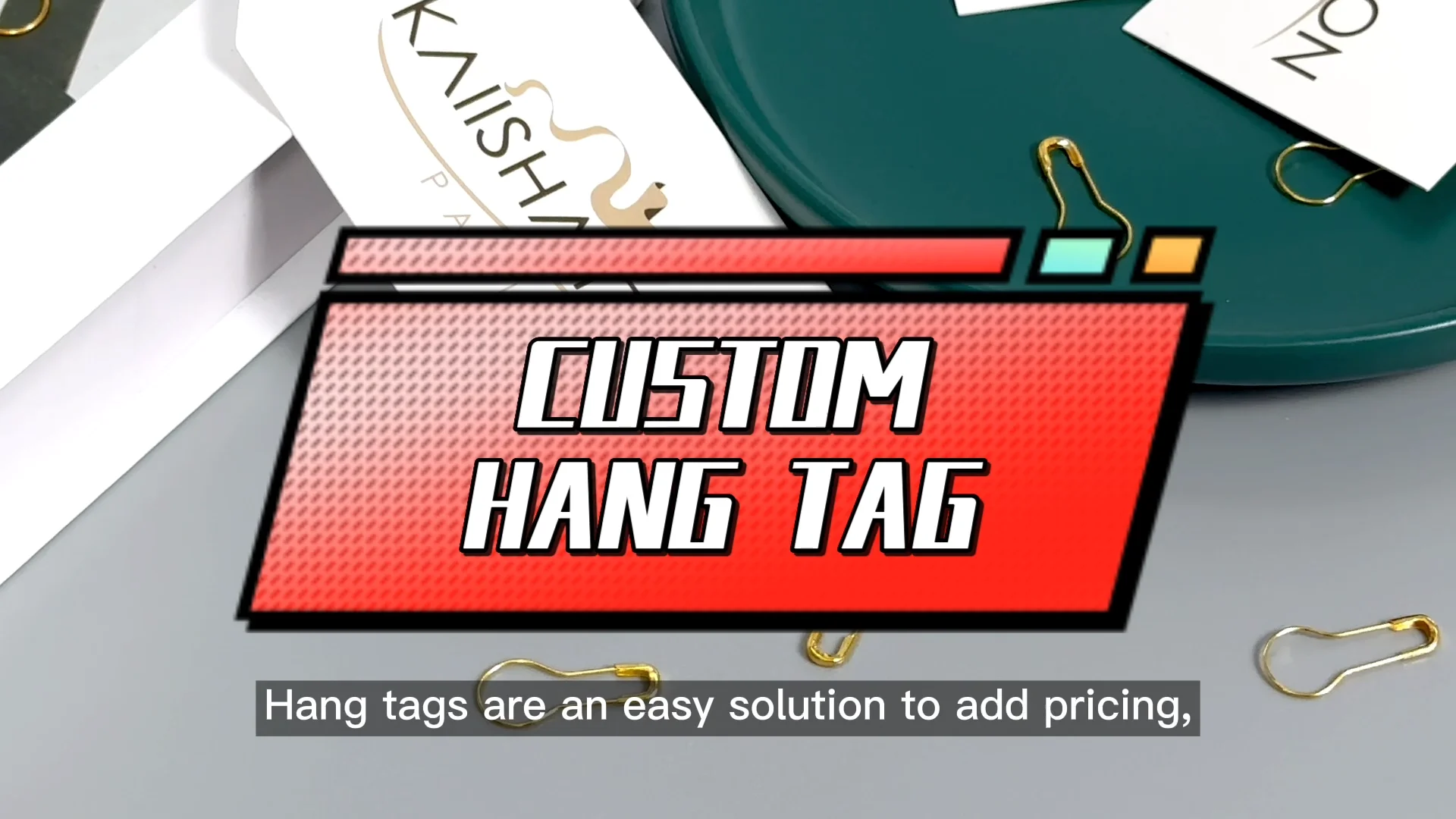 Custom Eco-friendly Special Cardboard Swing Tags Luxury Garment Logo ...