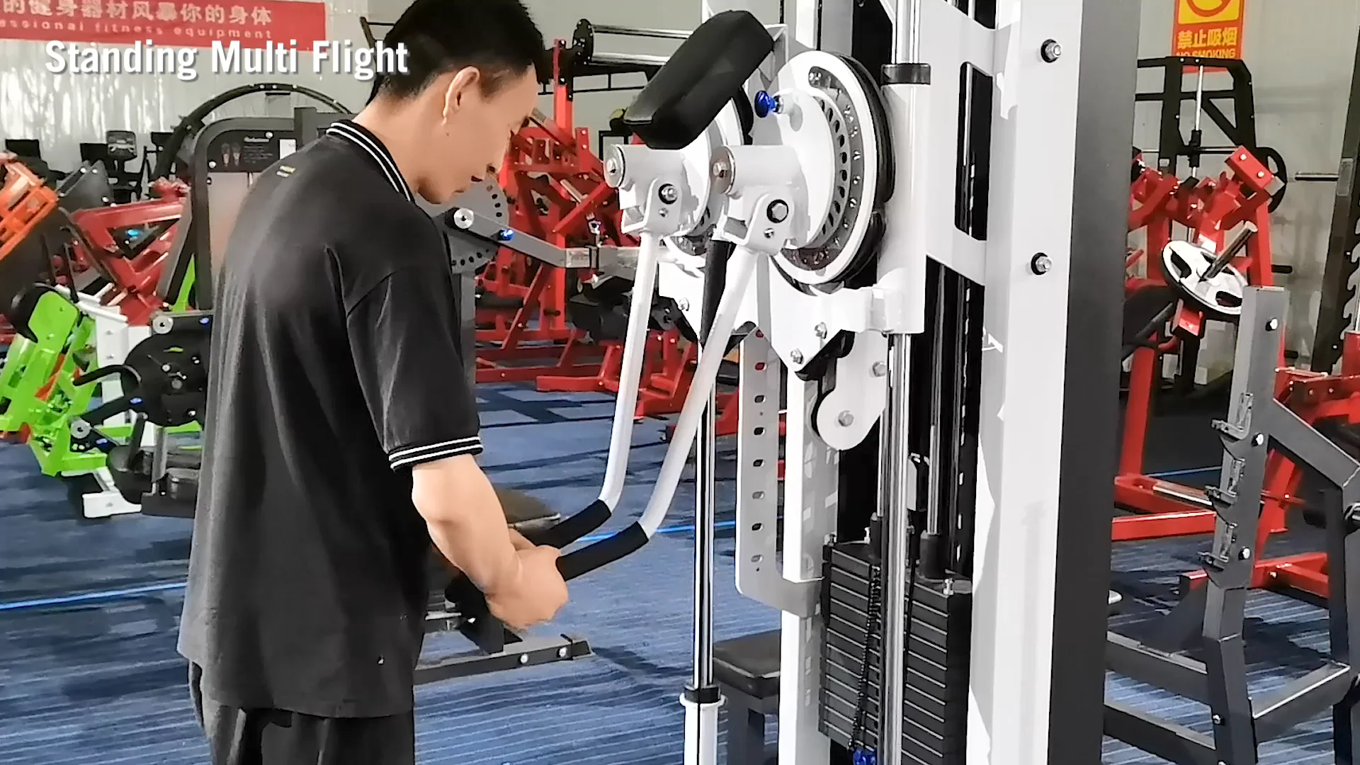 2023 Commercial Gym Fitness Equipment Chest Shoulder Press Standing ...