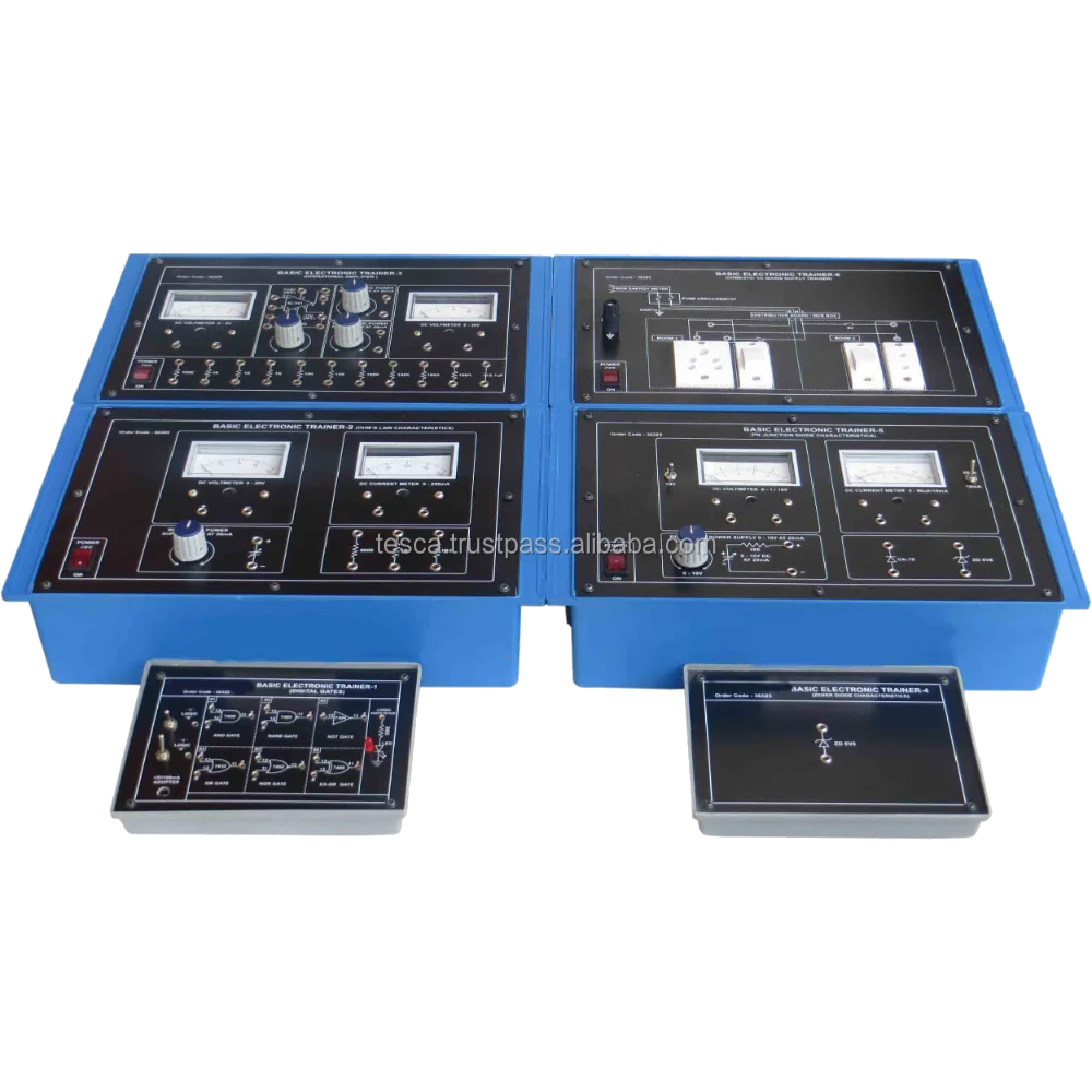 Basic Electronic Trainer - Set Of 6 Boards - Buy Electronic Lab Trainer ...