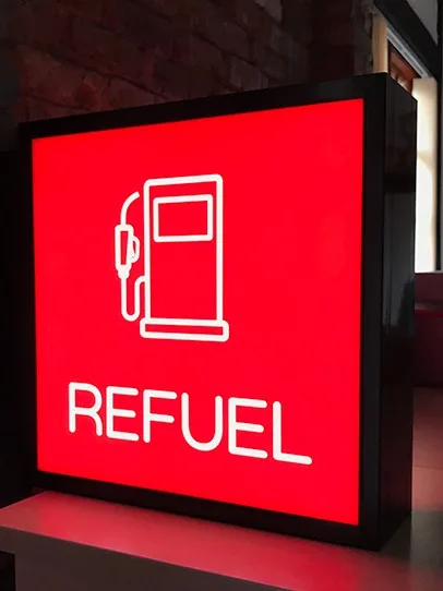 Uv Double-sided Spray Light Box Signs Uv Double-sided Spray Door ...