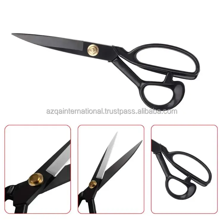 Black Color Coated Stainless Steel Tailor Sewing Shears Wholesale ...