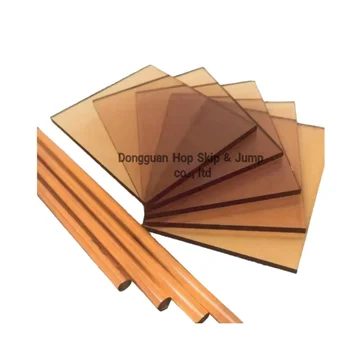 Amorphous Thermoplastic Polyetherimide Amber Ultem Pei Sheet / Board ...