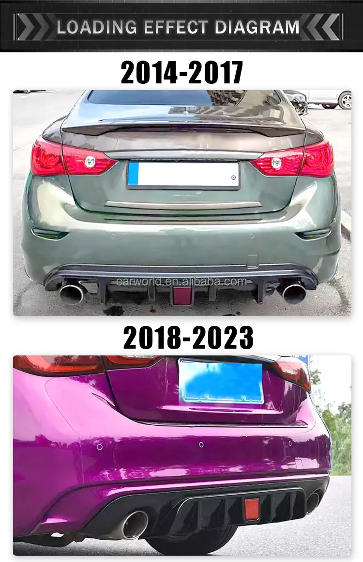 Car Accessories Body Kit for Infiniti Q50 Q50L 2014-2023 Conversion ...