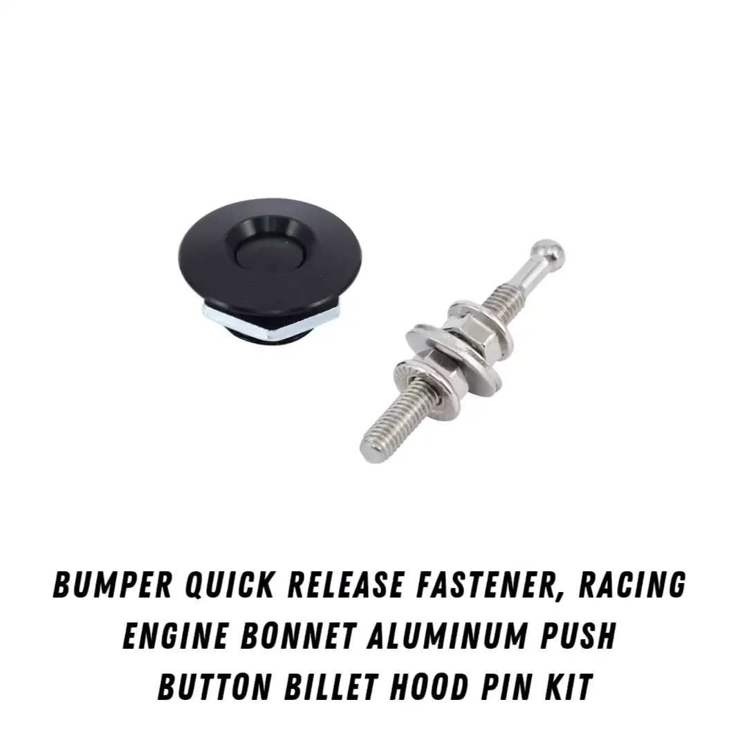 Bumper Quick Release Fastener,Racing Engine Bonnet Aluminum Push Button ...
