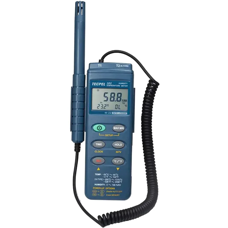 Tecpel Dtm-322 Temperature Humidity Meter Thermo-hygrometer Data Logger ...