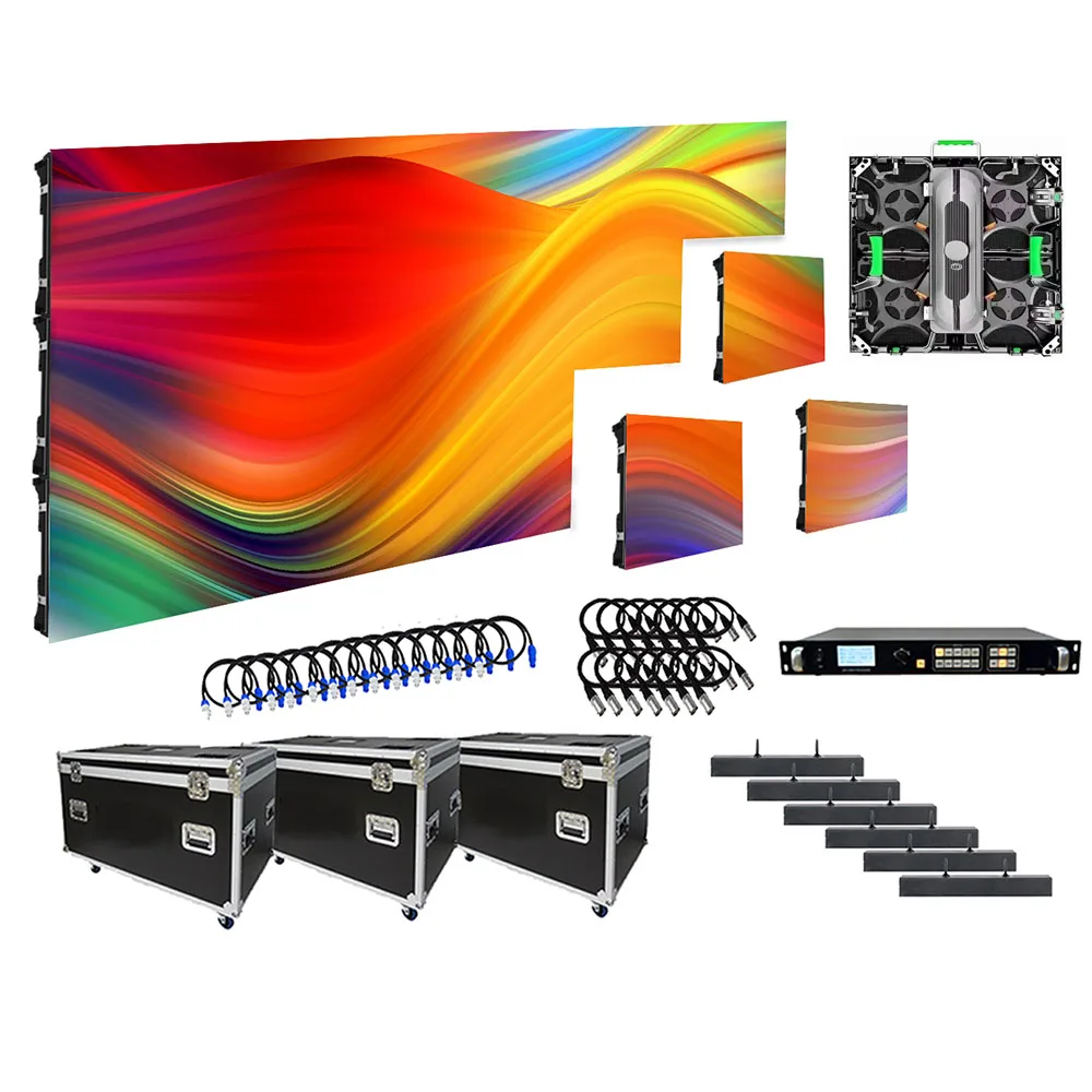 Stage background led panel outdoor rental led screen wall display ...