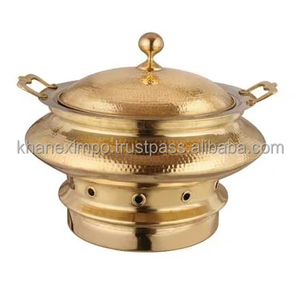 Five Star Hotel Luxury Chafing Dish Metal Copper Hammered Chafing Dish ...