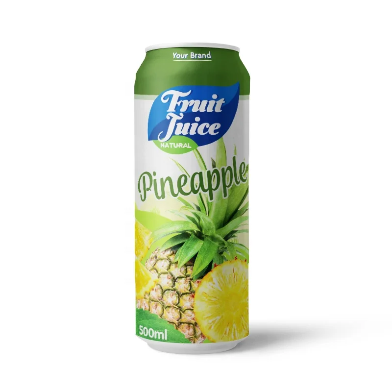 500 ml 100% Pure Natural Canned Pineapple Juice Pulp Flavored Not ...