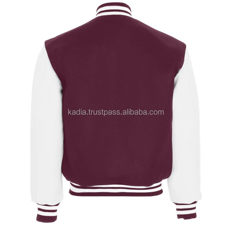 Custom Men Varsity Jacket Baseball Lettermen Jacket Embroidery Wool ...