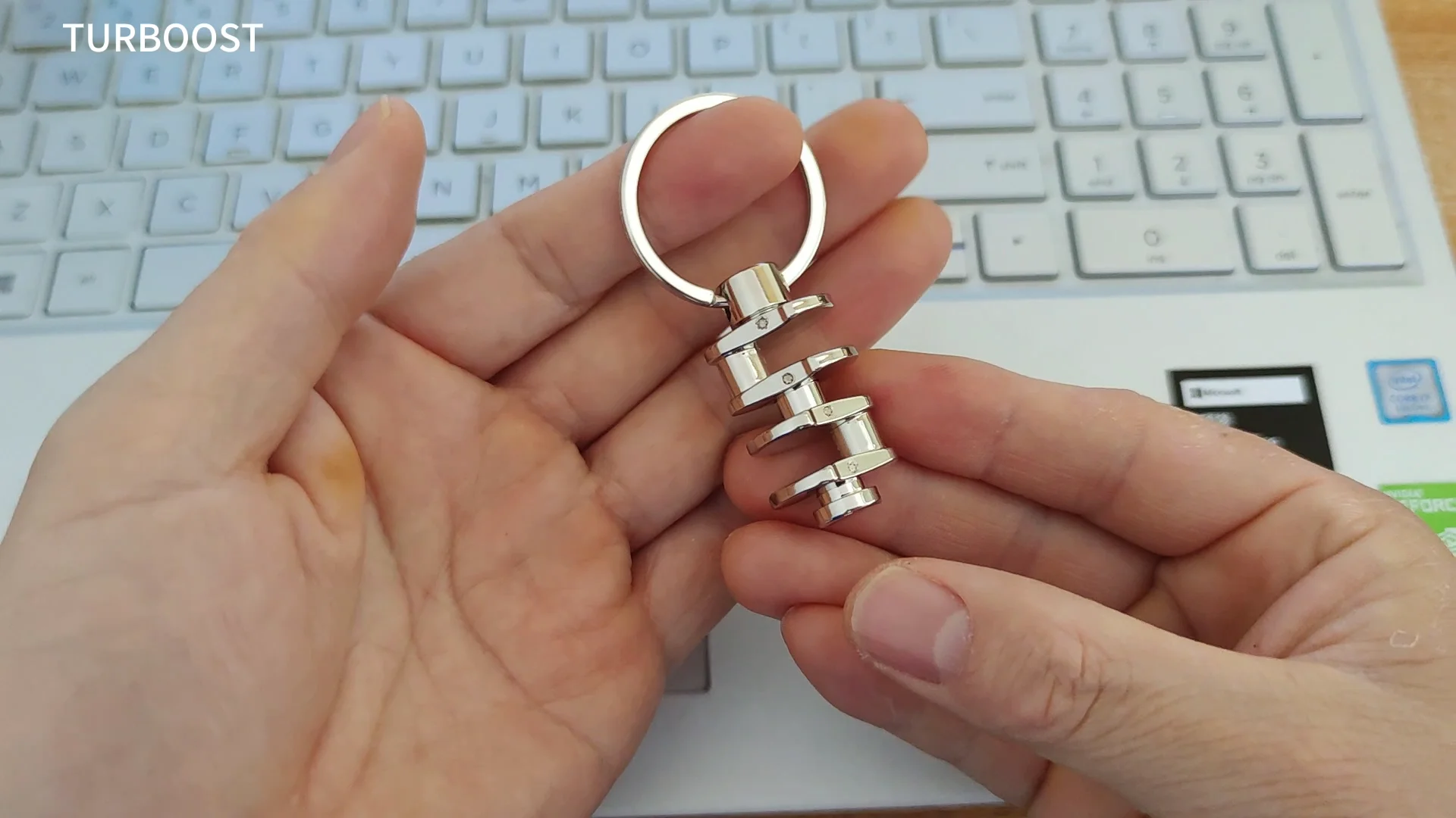 Rotatable Crankshaft Link Mechanism Model Keychain Creative Auto Part ...