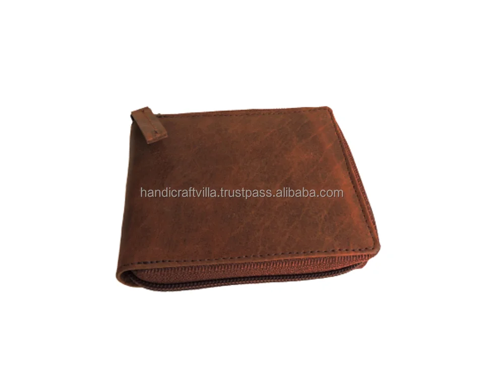 Genuine Soft Leather Rfid Protected Designer Unisex Loop Closer Wallet ...