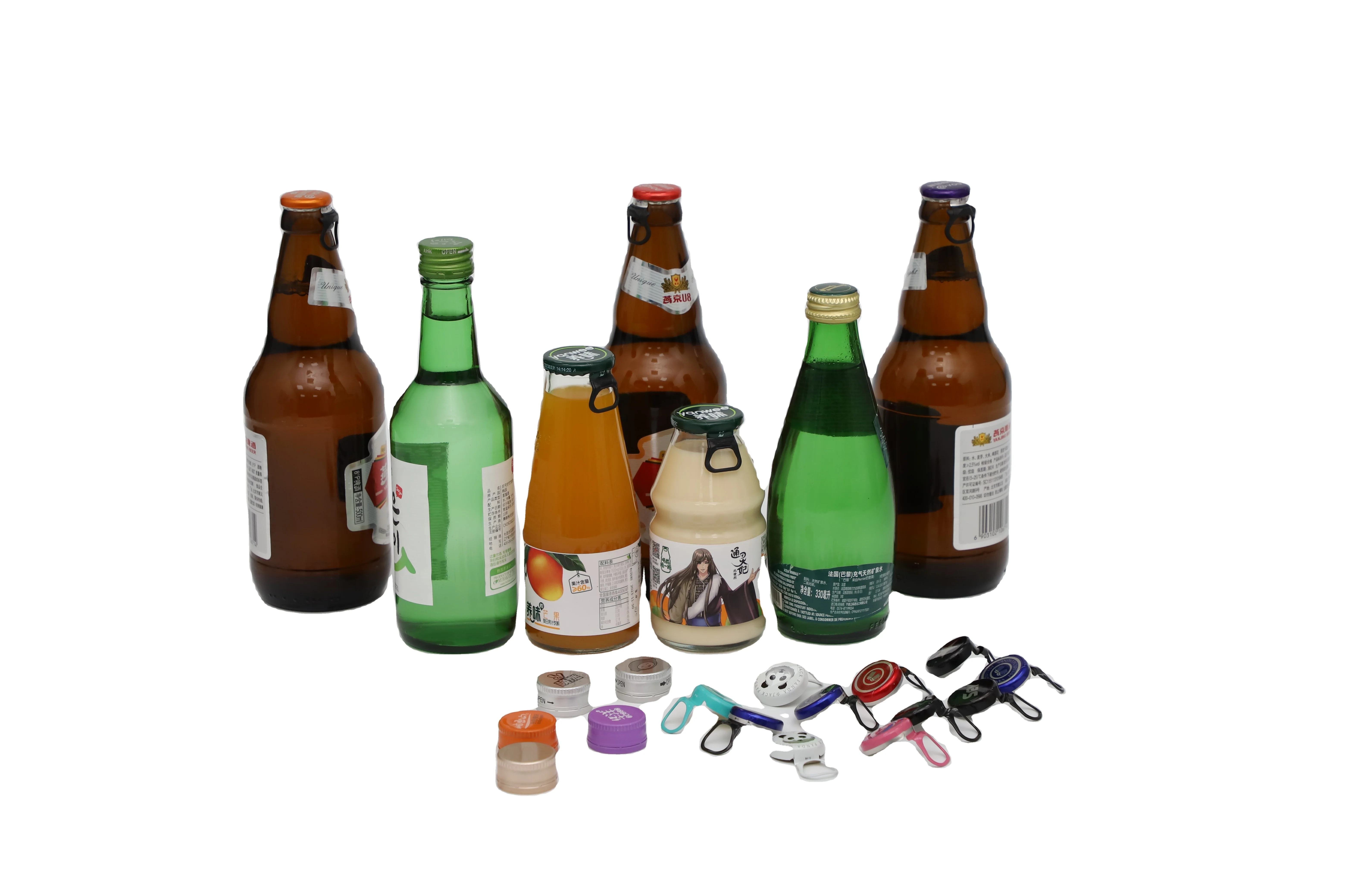 Aluminum Easy Open Ring Pull Cap 26mm/ 28mm For Glass Bottle Packaging ...