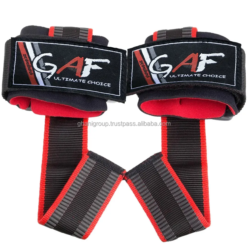 GAF Neoprene Padded Gym Wrist Strap Brace Weightlifting Wrist Grips ...