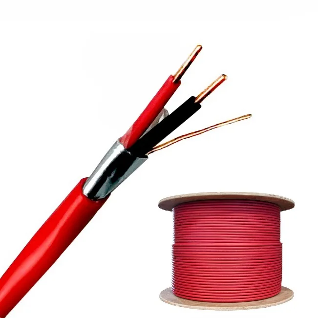 2c*1.5mm Fire Alarm Cable 16 AWG 18AWG Shield fire alarm cable 2 cores ...