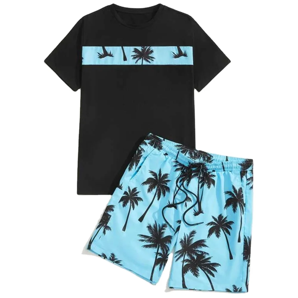 Custom Design Men Outfits Summer Sublimation Printed Short Sets Unisex ...