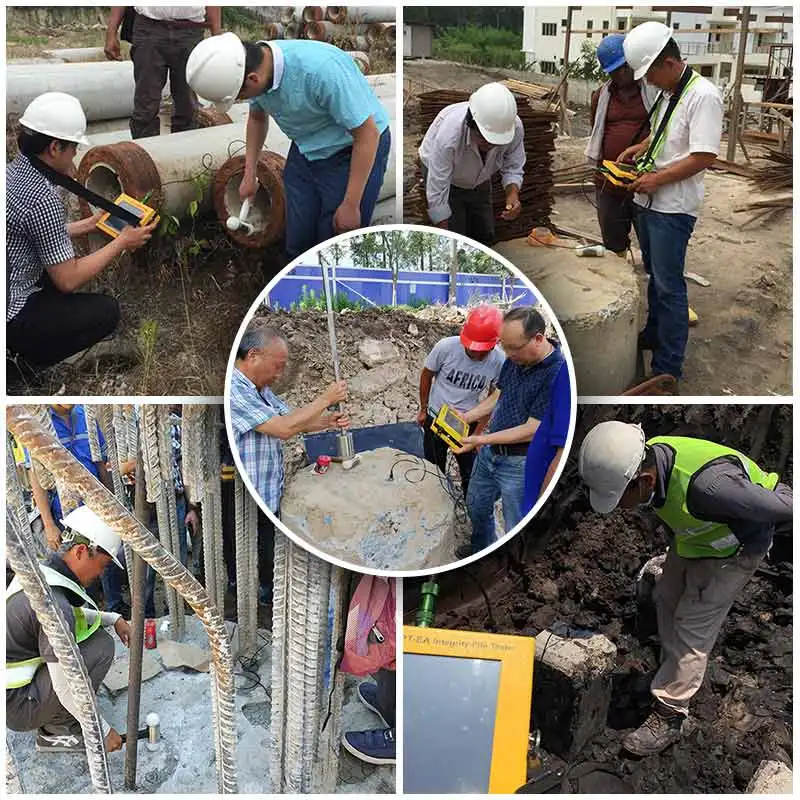 Standard ASTM D5882 Automatic Low Strain Dynamic Pile Tester and Pile ...