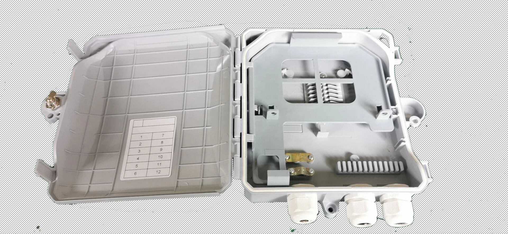 High Capacity Optical Fiber Nap Box - 16/24 Ports Pole-mounted