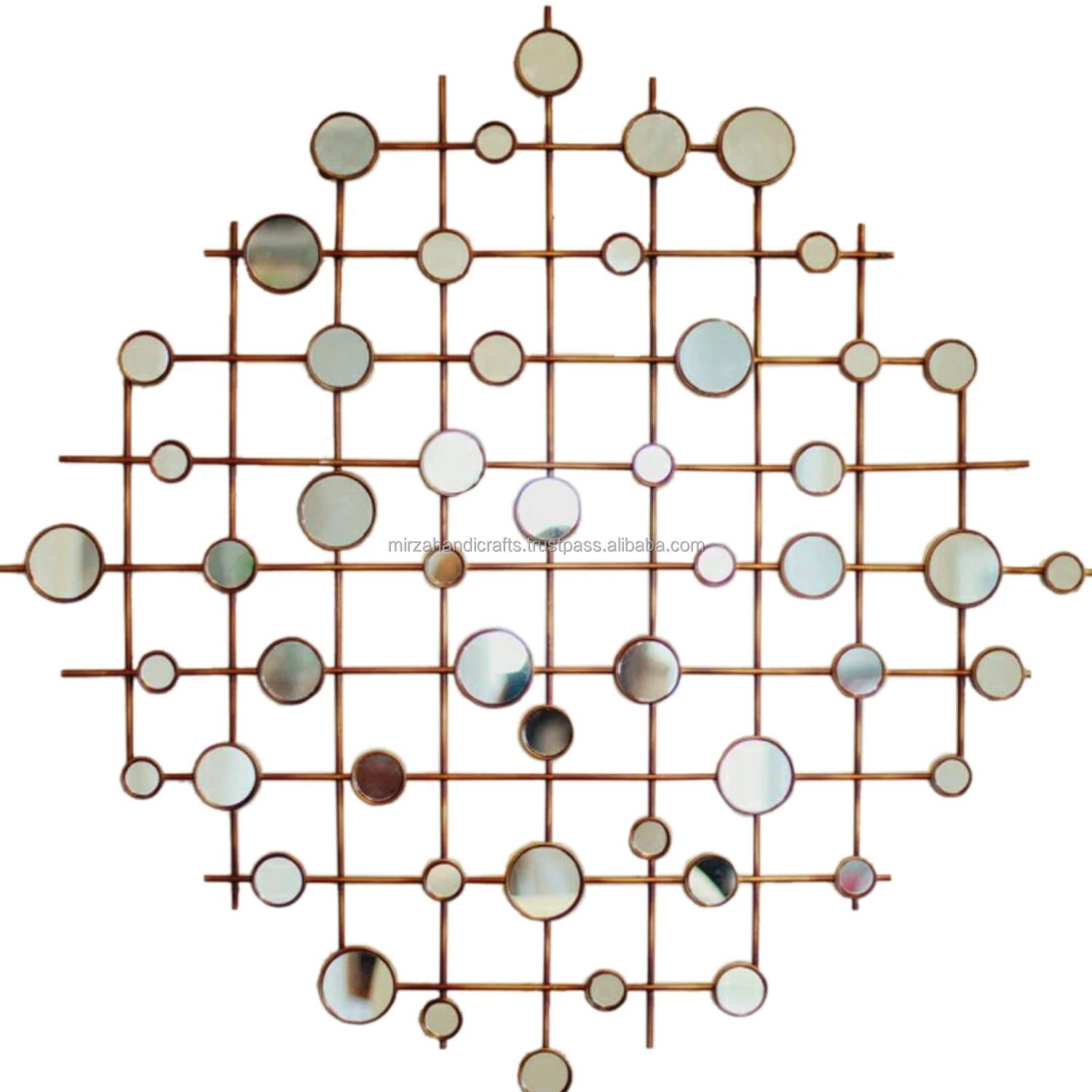 Stylish Golden Round Metal Wall Decor - Buy Golden Round Metal Wall ...