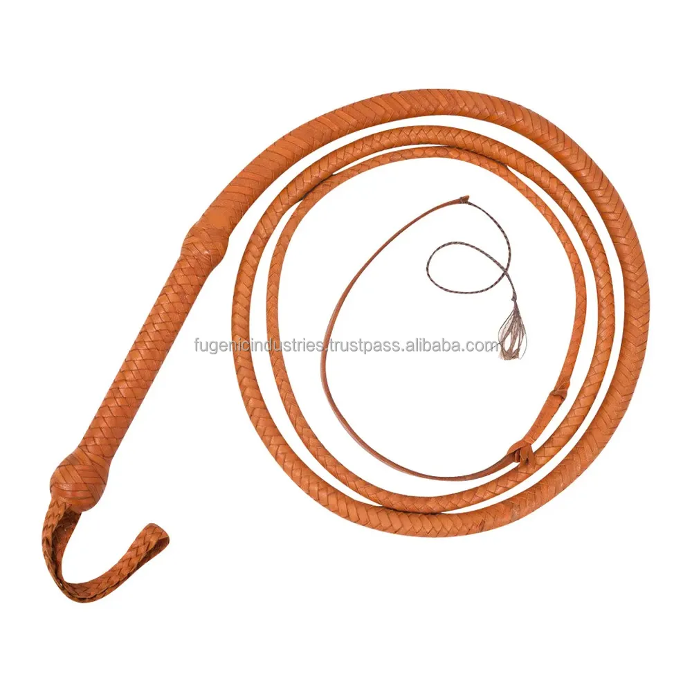 Hand Made Heavy Bull Whip Color 4 To 16 Feet 14 Plaits Custom Bull Whip ...